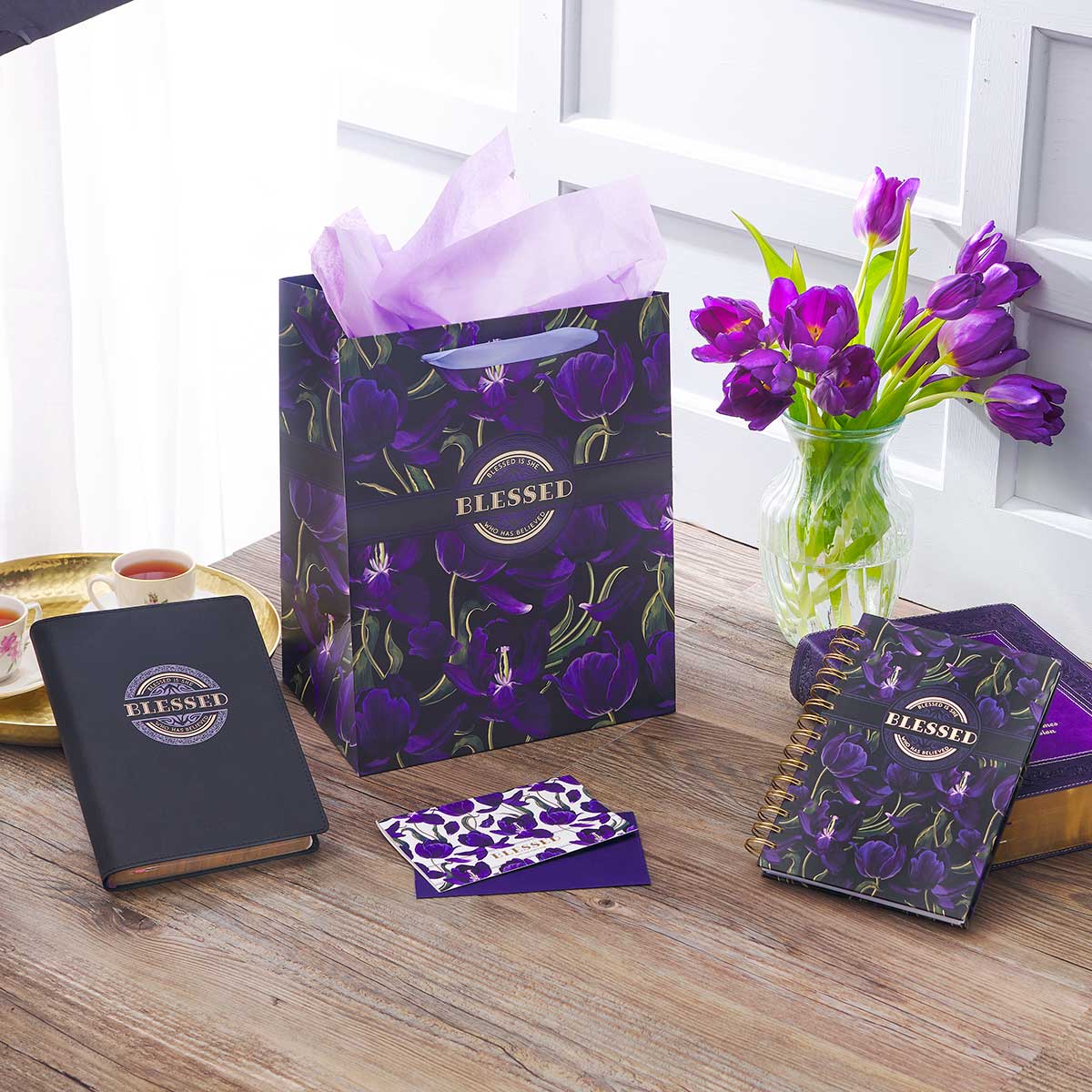 Blessed Purple Tulip – Christian Art Gifts
