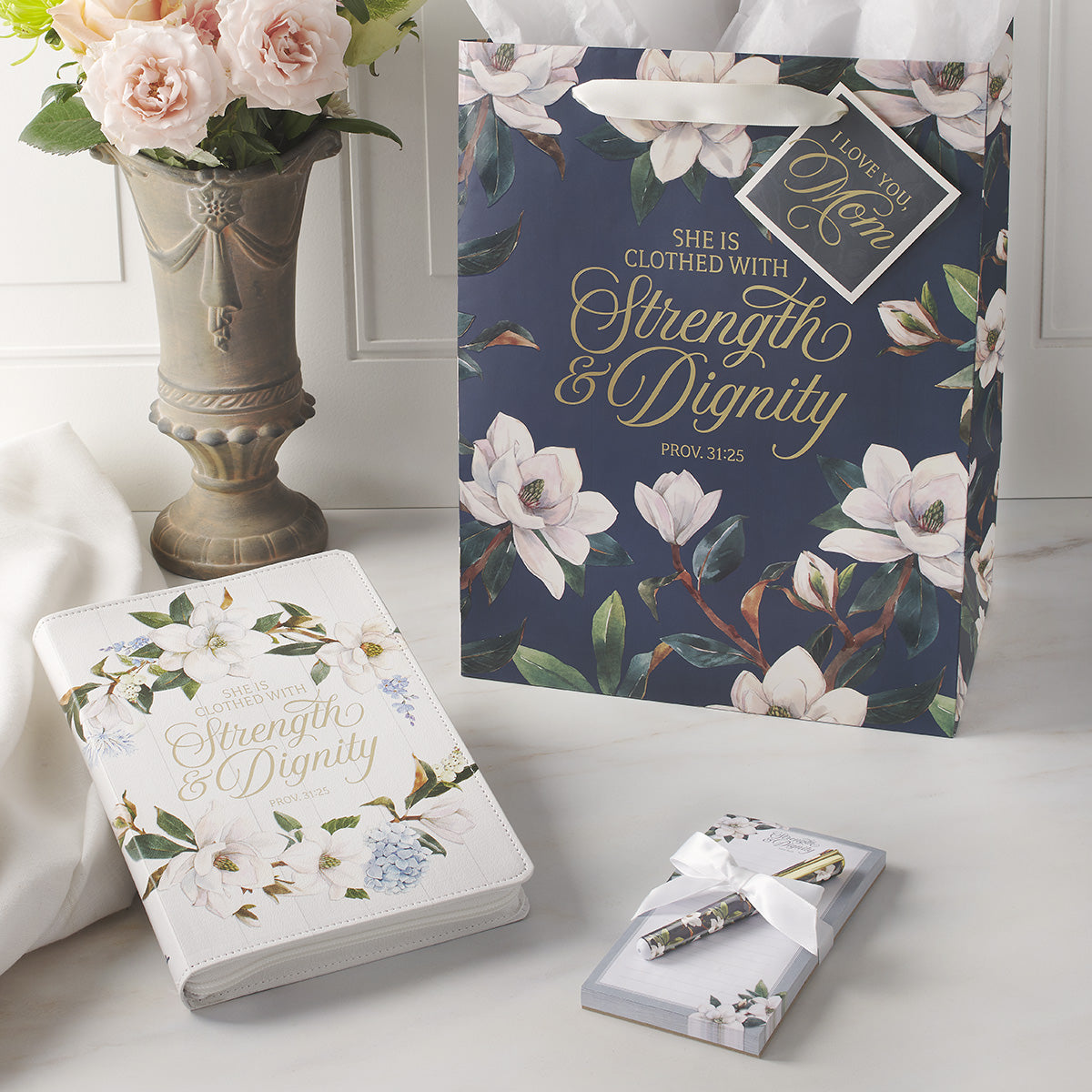 Strength and Dignity Indigo Rose – Christian Art Gifts