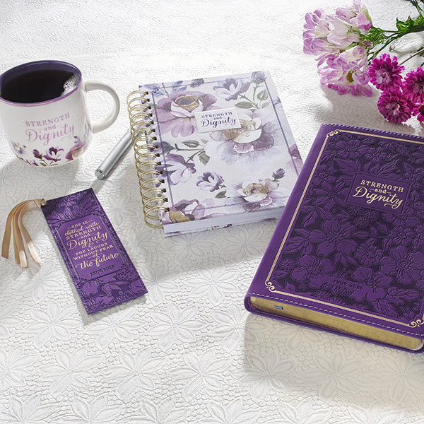 Strength and Dignity Purple Rose – Christian Art Gifts