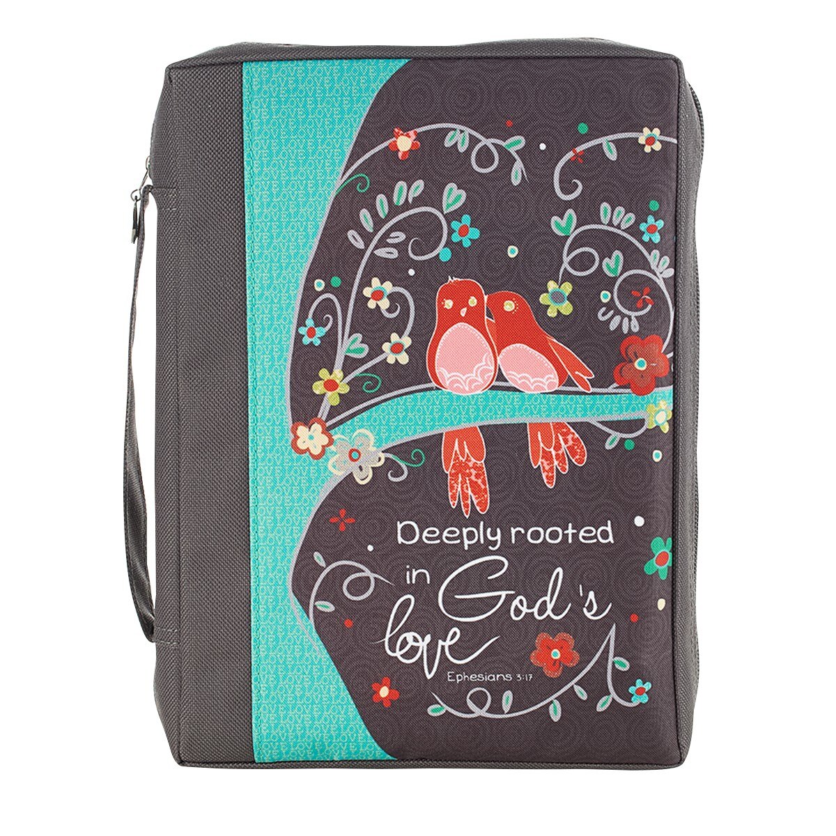 Deeply Rooted in God's Love Poly-canvas Value Bible Cover - Ephesians ...