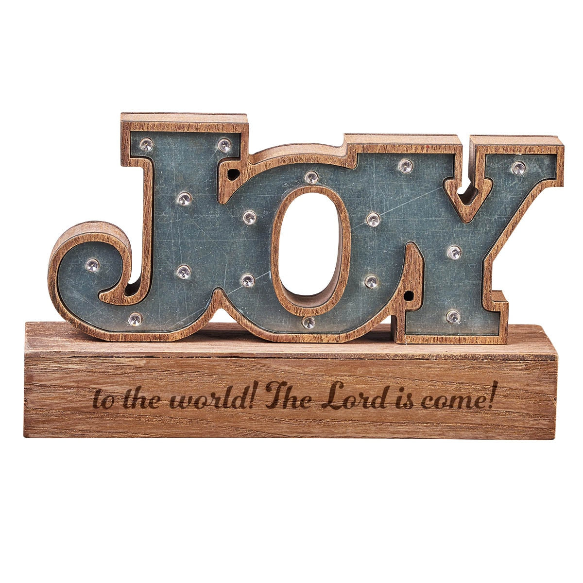 JOY Table Top Lighted Sign – Christian Art Gifts